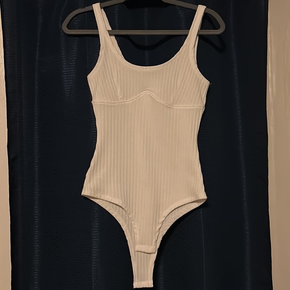 Nasty Gal | Tops | Nastygal Basic White Bodysuit | Poshmark